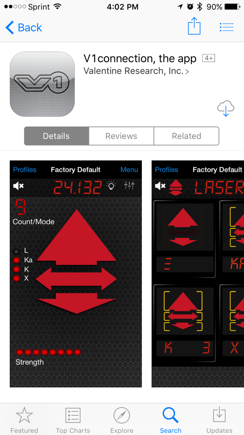 V1 Connection Settings Gen2 | V1Driver